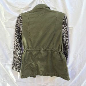 Sun & Shadow | Jackets & Coats | Sun And Shadow Contrast Sleeve Field ...